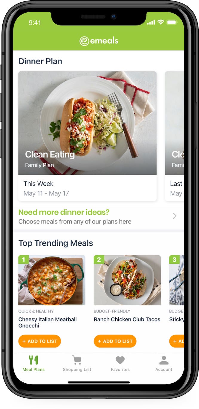 Weekly Clean Eating Diet Meal Plans by eMeals