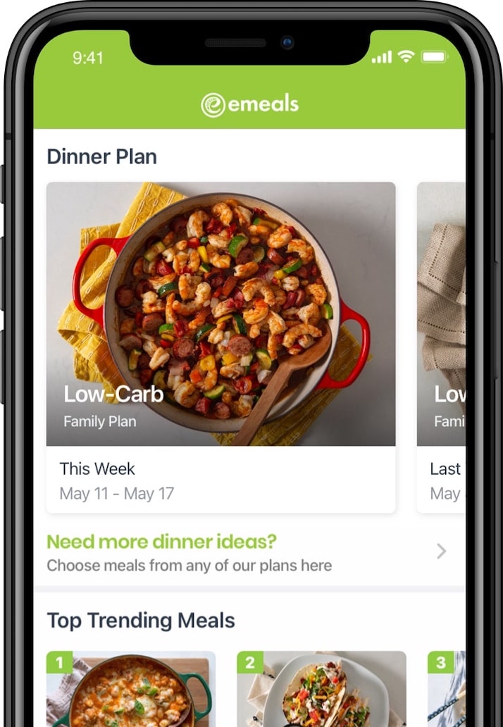 Weekly Low Carb Diet Meal Plans by eMeals