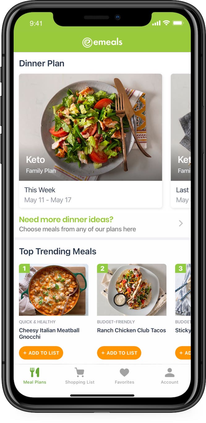 Weekly Keto Diet Meal Plans by eMeals