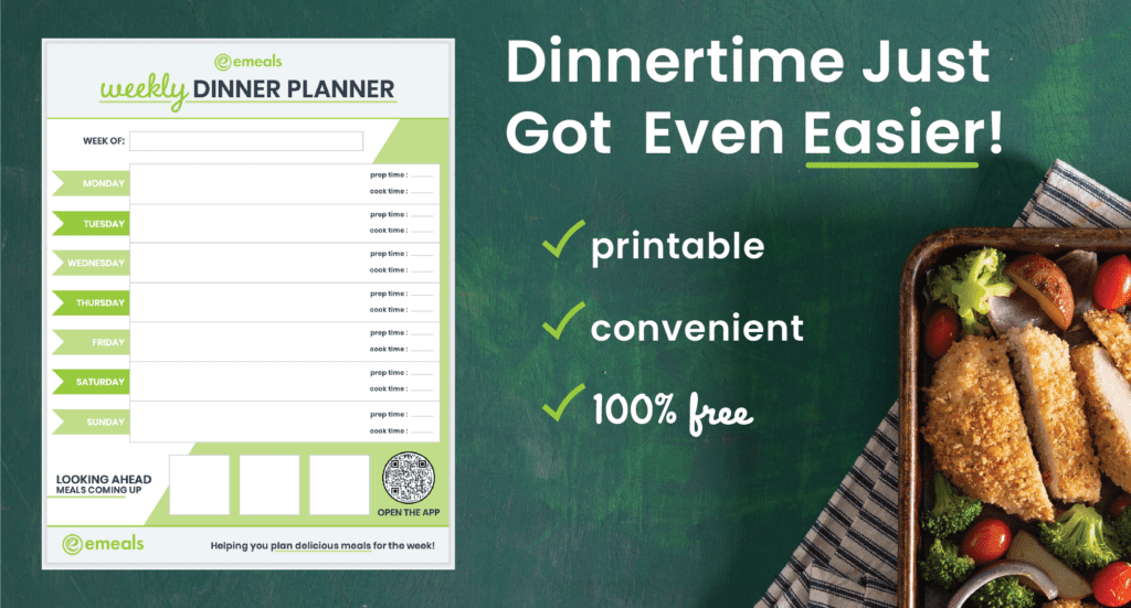 Meal Planning Made Easy with eMeals Meal Planner App
